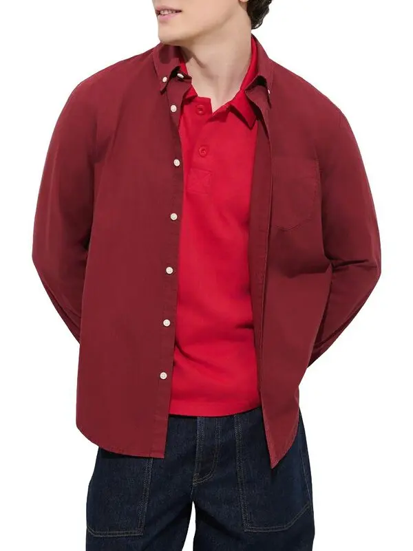 ALEX MILL Standard Button-down Shirt - Rhubarb