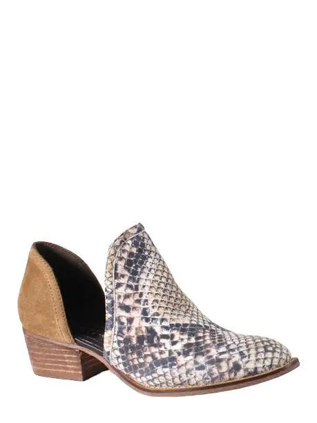 DIBA TRUE Shy Town Bootie - Snake Cognac