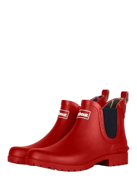 Barbour Wilton Chelsea Boot - Red