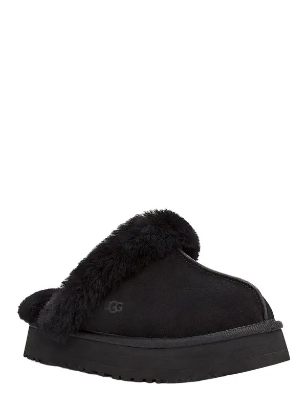 UGG Disquette Shearling-lined Slipper - Blk