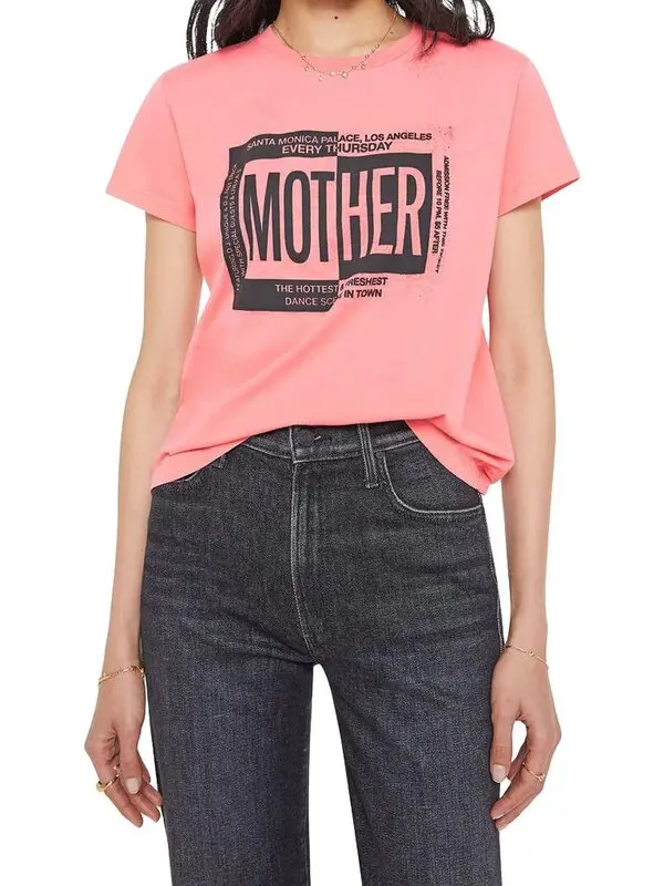 MOTHER The Boxy Goodie Goodie Supima® Cotton Tee - Mother Ticket