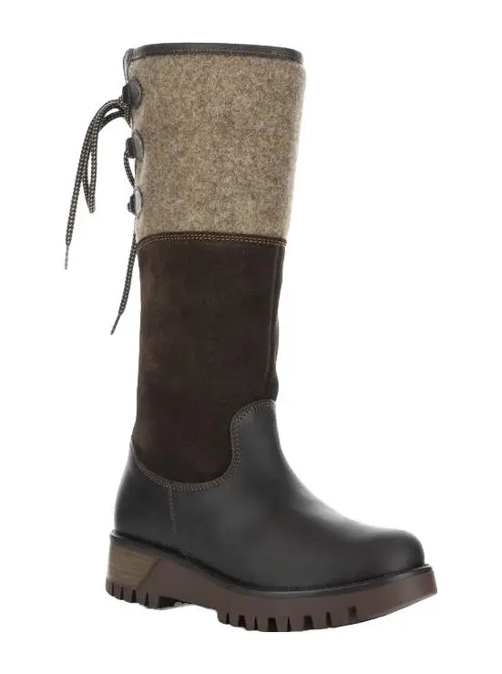 BOS. & CO. Goose Primaloft® Mid Calf Boot - Dk Brown/coffee Sadd