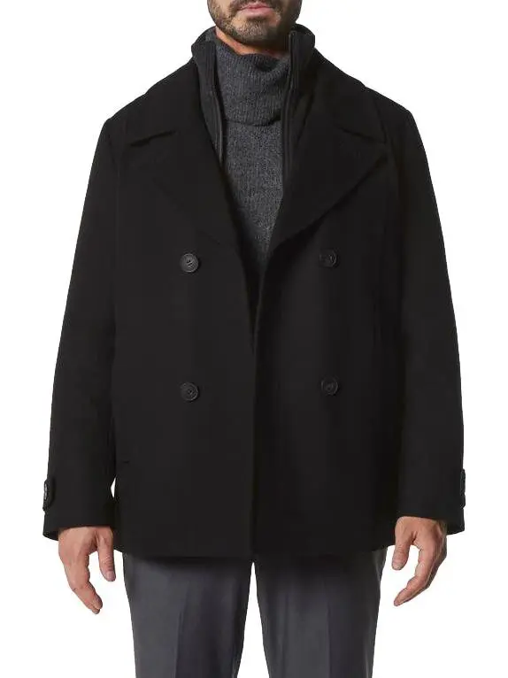 Marc New York Danton Water Resistant Pea Coat - Black
