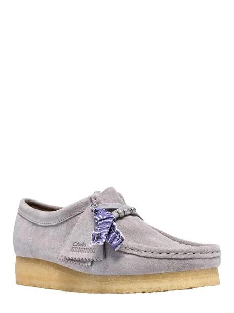 Clarks Originals Wallabee Chukka Suede Lace-up Shoes - Ash Suede