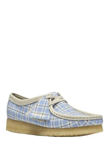 Clarks Wallabee Chukka - Blue Check