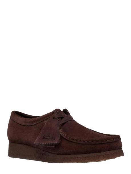Clarks Originals Wallabee Chukka Suede Lace-up Shoes - Chocolate