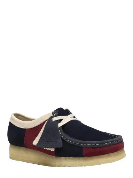 Clarks Wallabee Chukka - Navy Stripe