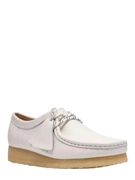 Clarks Wallabee Chukka - White Grain Leather