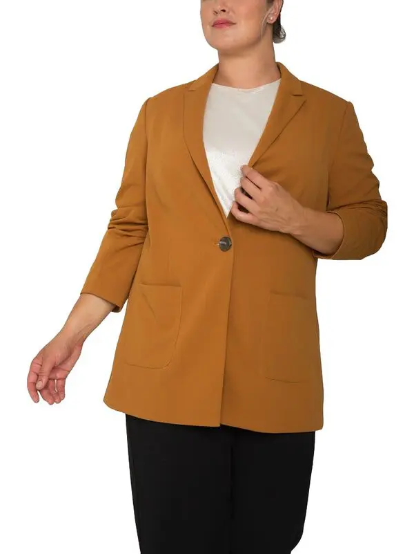 STANDARDS & PRACTICES Dorothy Boyfriend Jacket - Dark Mustard
