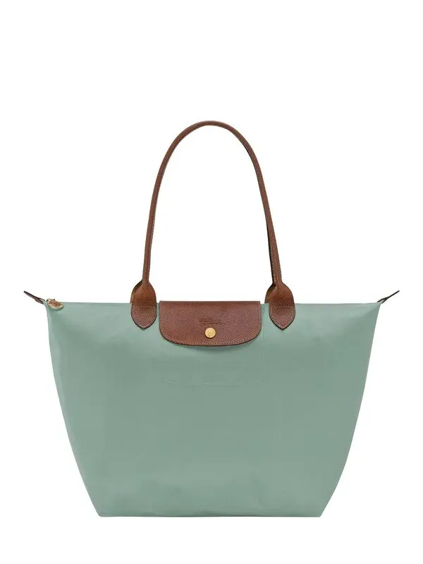Longchamp Large Le Pliage Tote - Celadon