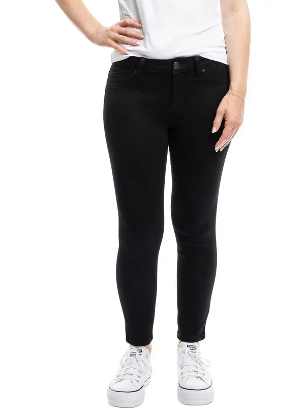 1822 Denim Butter Crop Skinny Jeans - Black