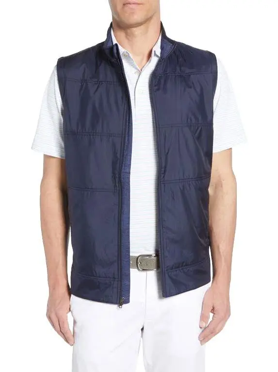 Cutter & Buck Stealth Hybrid Quilted Full Zip Vest - Liberty Navy