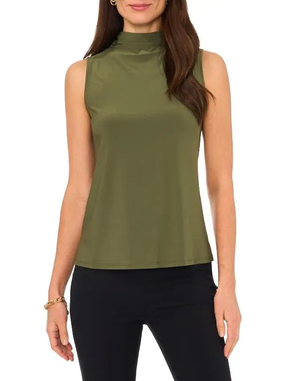 Chaus Sleeveless Top - Olive Green