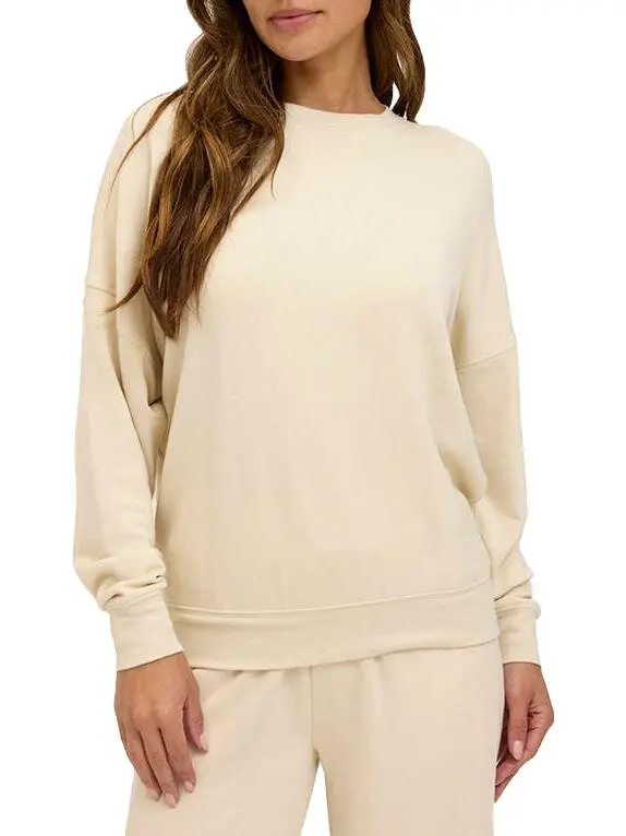 THREADS 4 THOUGHT Cathy Boyfriend Fleece Sweatshirt - Tapioca