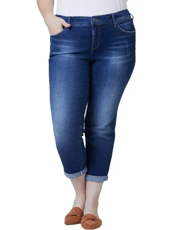 SLINK JEANS Ankle Boyfriend Jeans - Karen