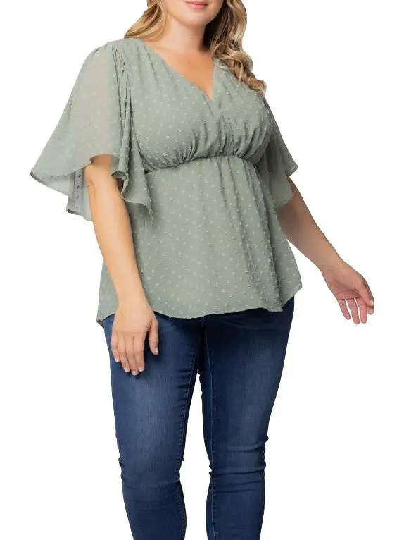 KIYONNA Seaside Serenade Top - Sage