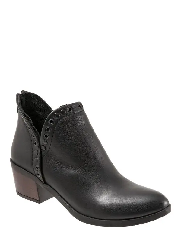 BUENO Cora Block Heel Bootie - Black