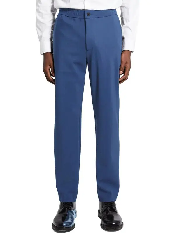 Theory Mayer Precision Ponte Knit Trousers - Dp Atlntc