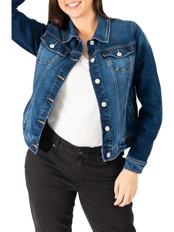 SLINK JEANS Denim Trucker Jacket - Skylar