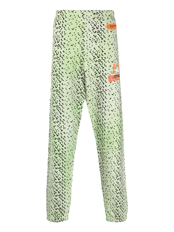 Heron Preston Abstract-spot Track Pants - Green