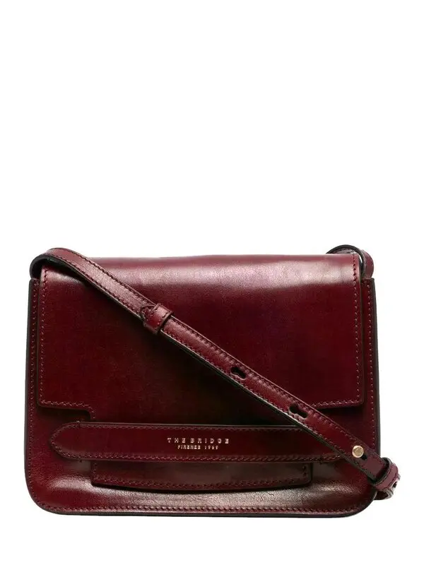 THE BRIDGE Leather Cross Body Bag - Red