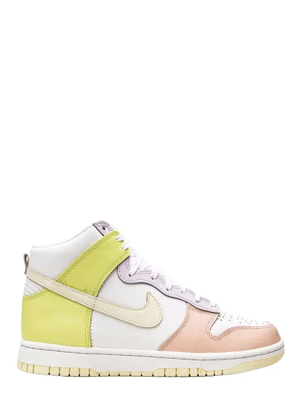 Nike Dunk High Lemon Twist Sneakers - White