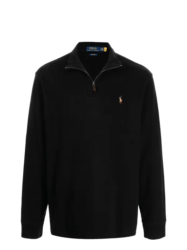 Polo Ralph Lauren Logo-embroidered Sweatshirt - Black