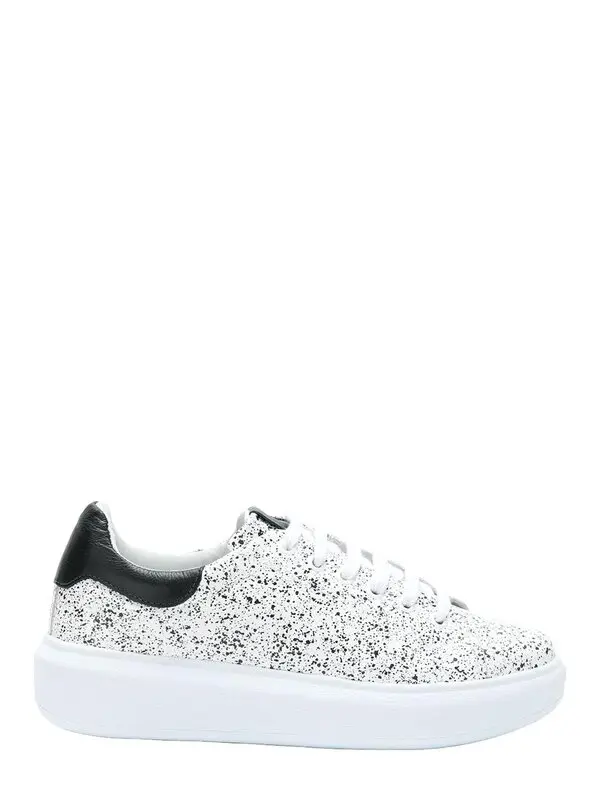 STUDIO CHOFAKIAN Granilite Leather Sneakers - White