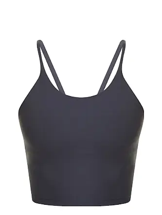 ADANOLA Tank Scoop-neckline Stretch-jersey Bra - Midnight Blue