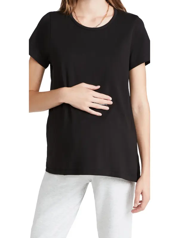 Hatch Luxe Nursing Tee - Black