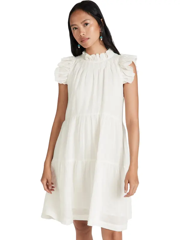 Sea Waverly Tiered Dress - White