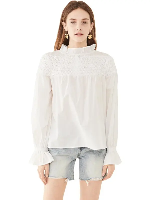 Merlette Majorelle Top - White