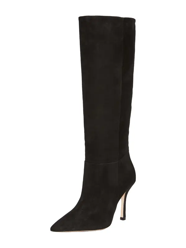 Larroude Kate Knee High Boots - Black