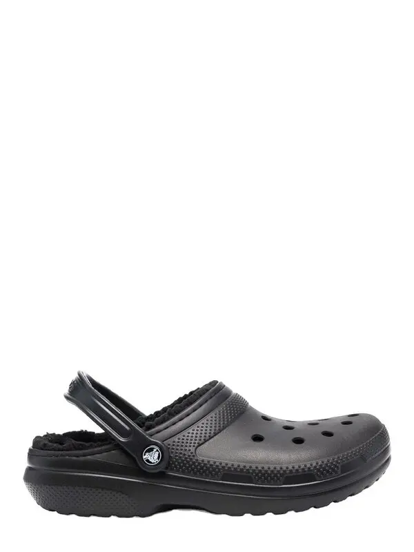 CROCS Classic Faux-fur Sandals - Black