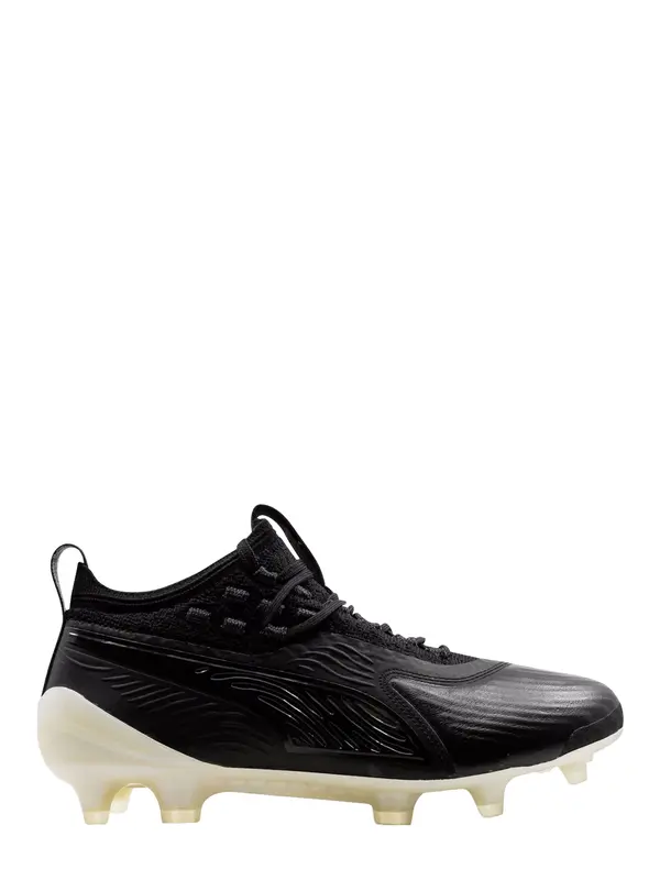 PUMA One 19.1 Firm Ground Artificial Sneakers - Black