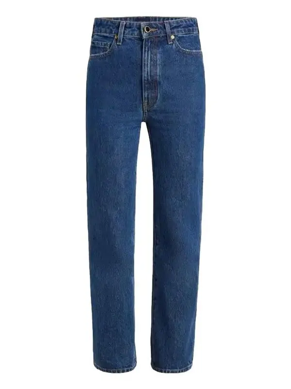 Khaite The Abigail Straight-leg Jeans - Blue