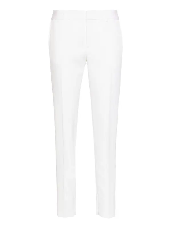 Saint Laurent Cropped Trousers - Neutrals