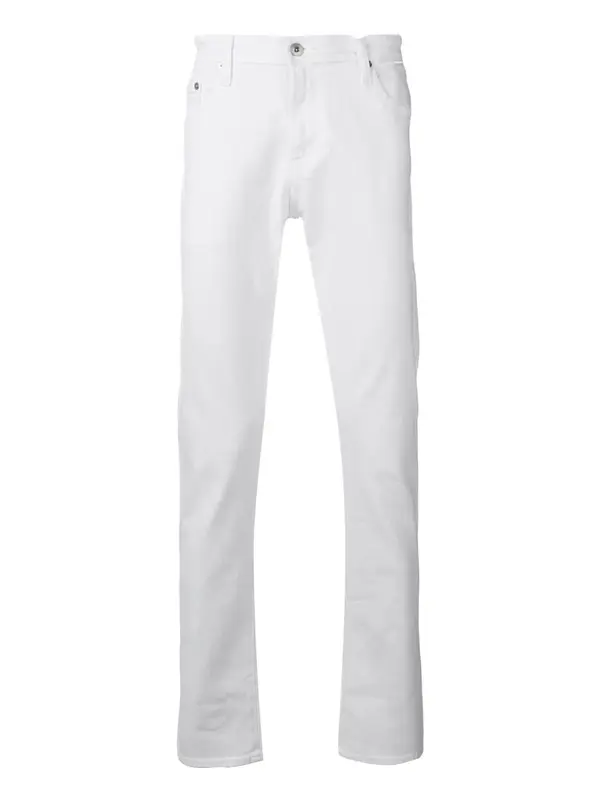 Ag Straight Leg Jeans - White