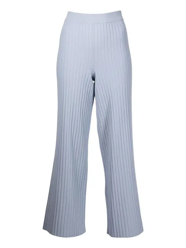 Proenza Schouler White Label Rib Knit Trousers - Blue