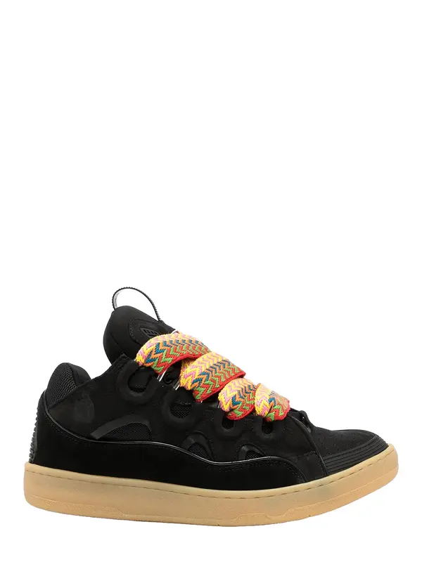 LANVIN Chunky Lace-up Sneakers - Black