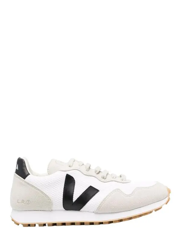 VEJA Logo Suede Sneakers - Neutrals