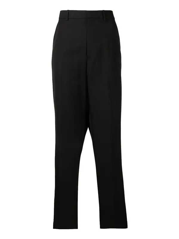 Polo Ralph Lauren Straight-leg Wool Trousers - Black