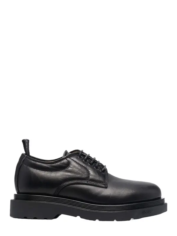 BOTTERO Leather Derby Shoes - Black