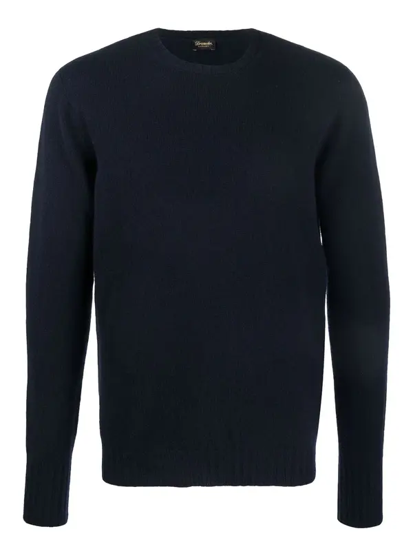 DRUMOHR Round Neck Jumper - Blue