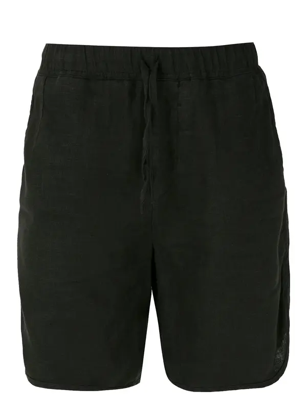 HANDRED Linen Shorts - Black