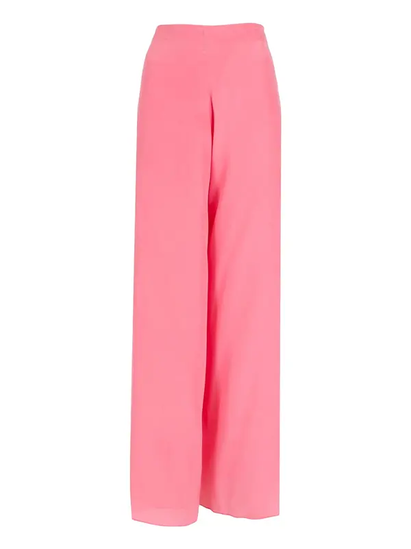 AMIR SLAMA Silk Palazzo Pants - Pink