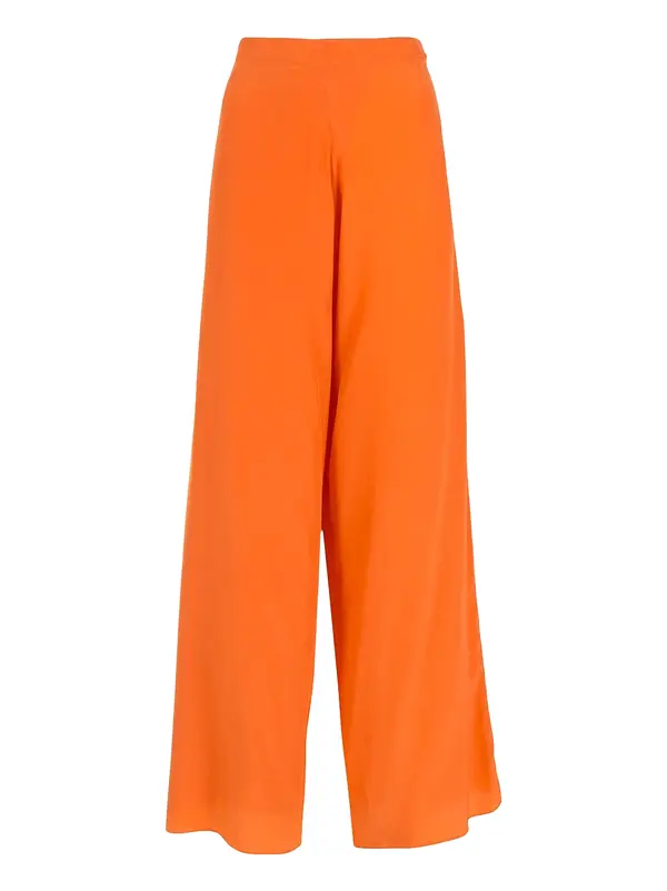 AMIR SLAMA Silk Palazzo Pants - Orange
