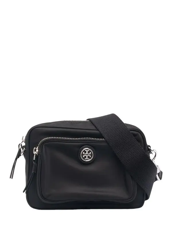Tory Burch Logo-plaque Crossbody Bag - Black