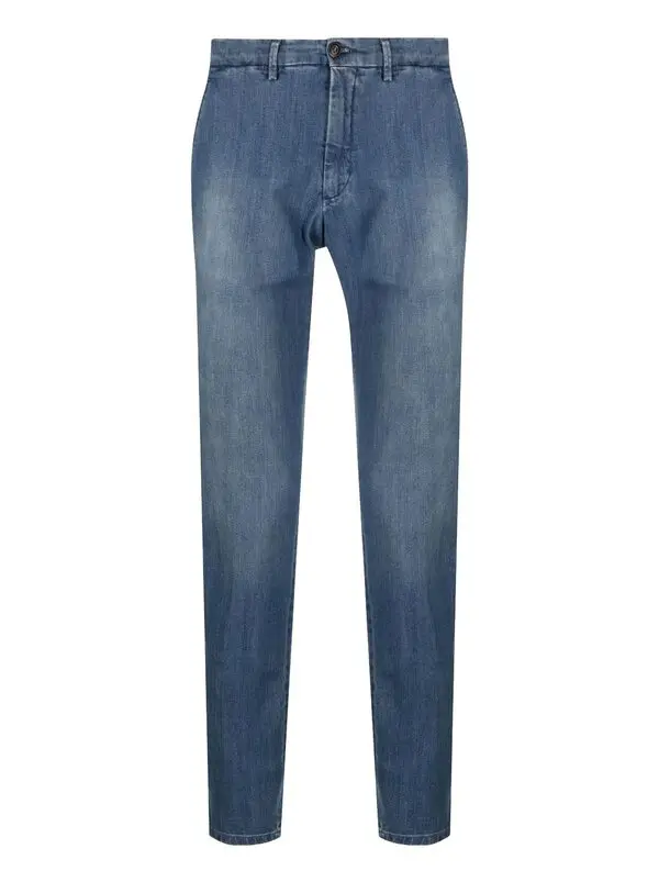 BRIGLIA 1949 Mid-rise Straight Leg Jeans - Blue