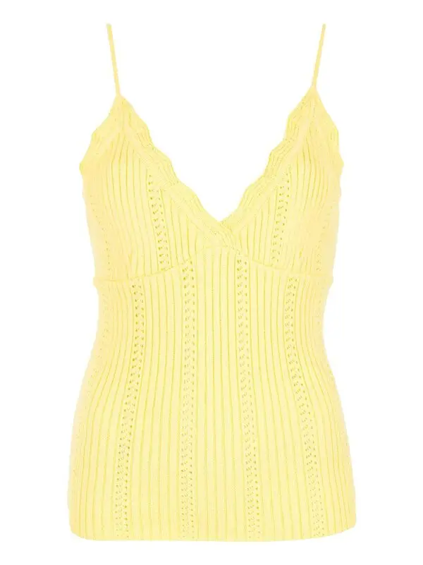 OLYMPIAH Alfredo Knitted Top - Yellow